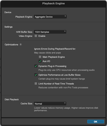 Using 2 Quartets - Aggregate Device Setup